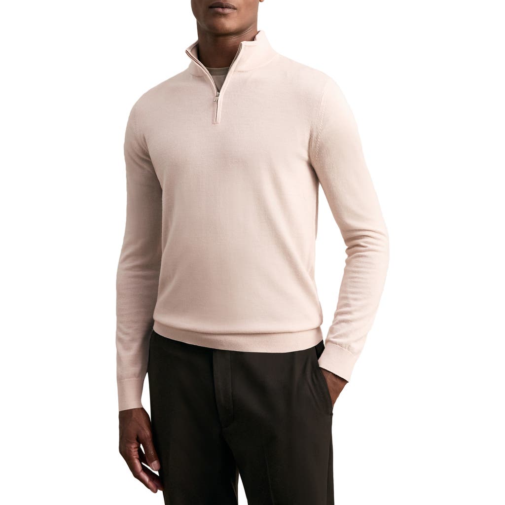 Reiss - Blackhall Merino Wool Quarter Zip Sweater