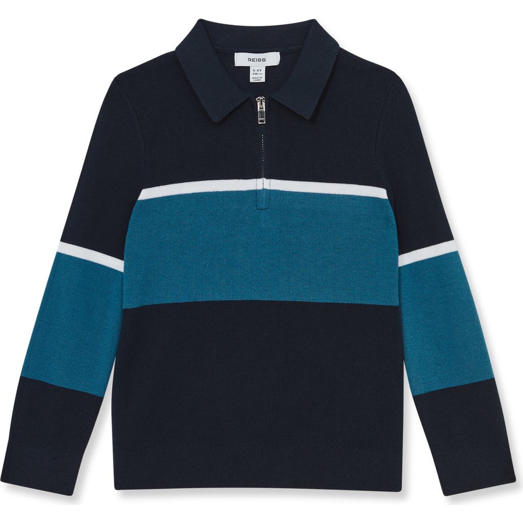 Reiss - Kids' Jason Half Zip Sweater