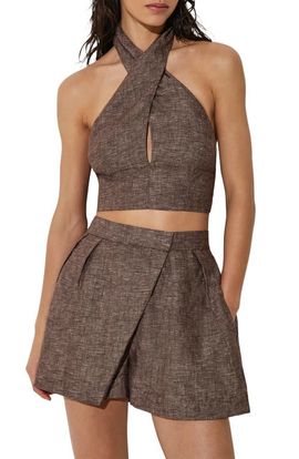 Reiss - Riah Fixed Triangle Bikini Top with Trim