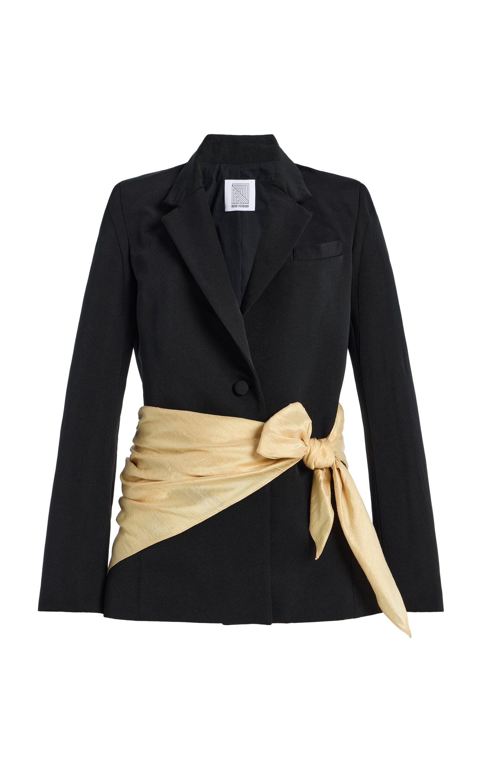 Rosie Assoulin - Sarong Wrap Cotton Jacket