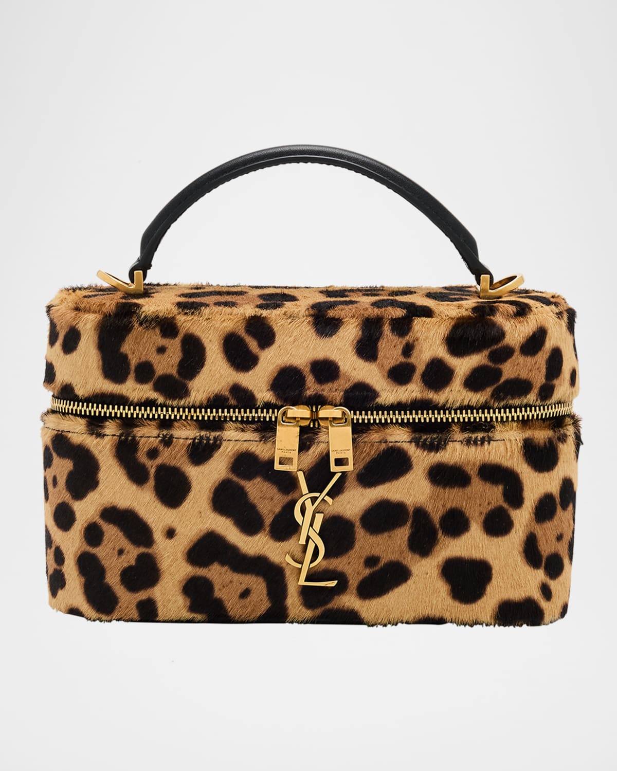 Saint Laurent - YSL Vanity Bag in Leopard-Print Calf Hair