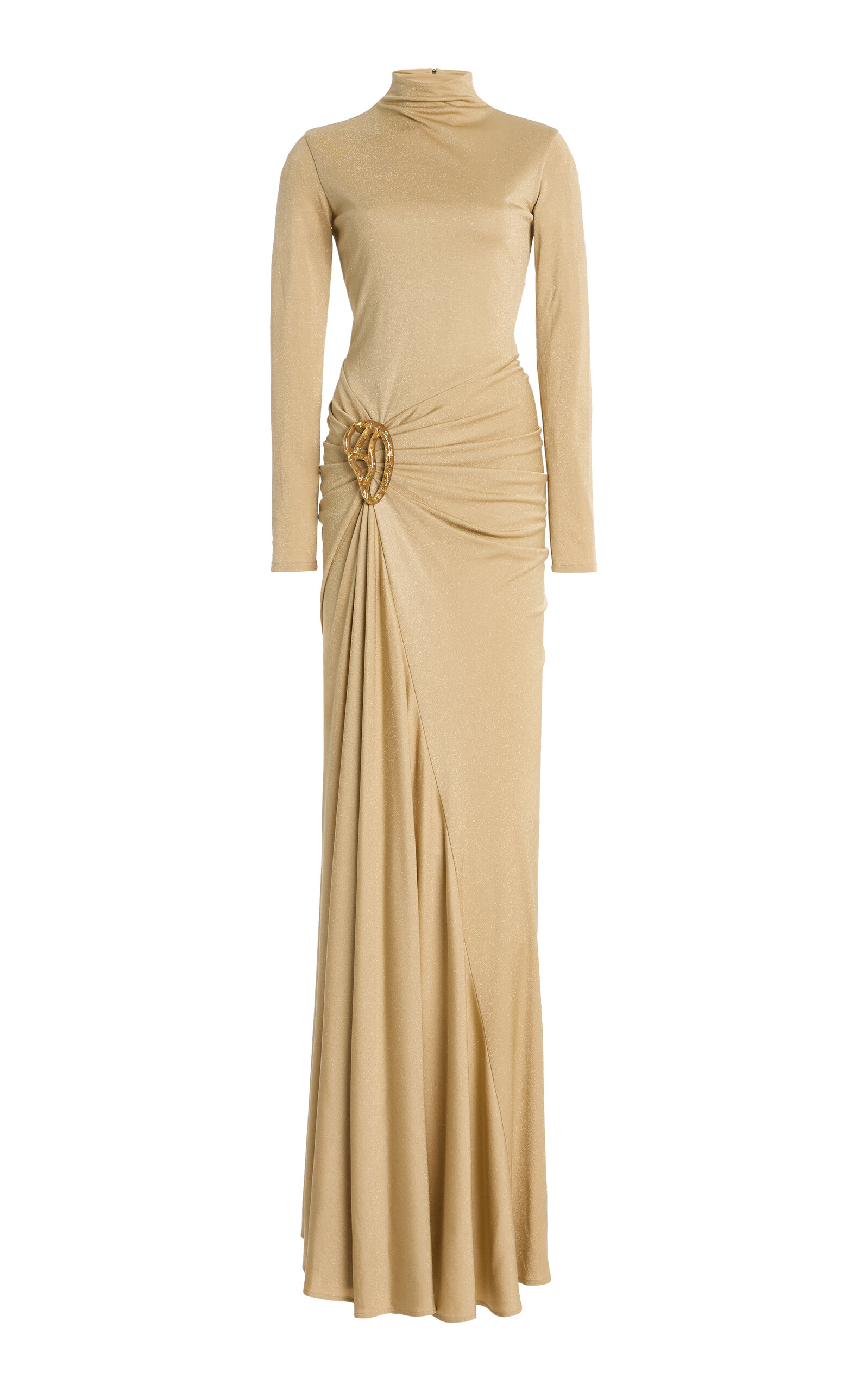 Silvia Tcherassi Adara Maxi Dress Gold S