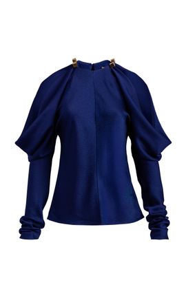 Silvia Tcherassi - Alana Fringe-Trim One-Shoulder Maxi Dress