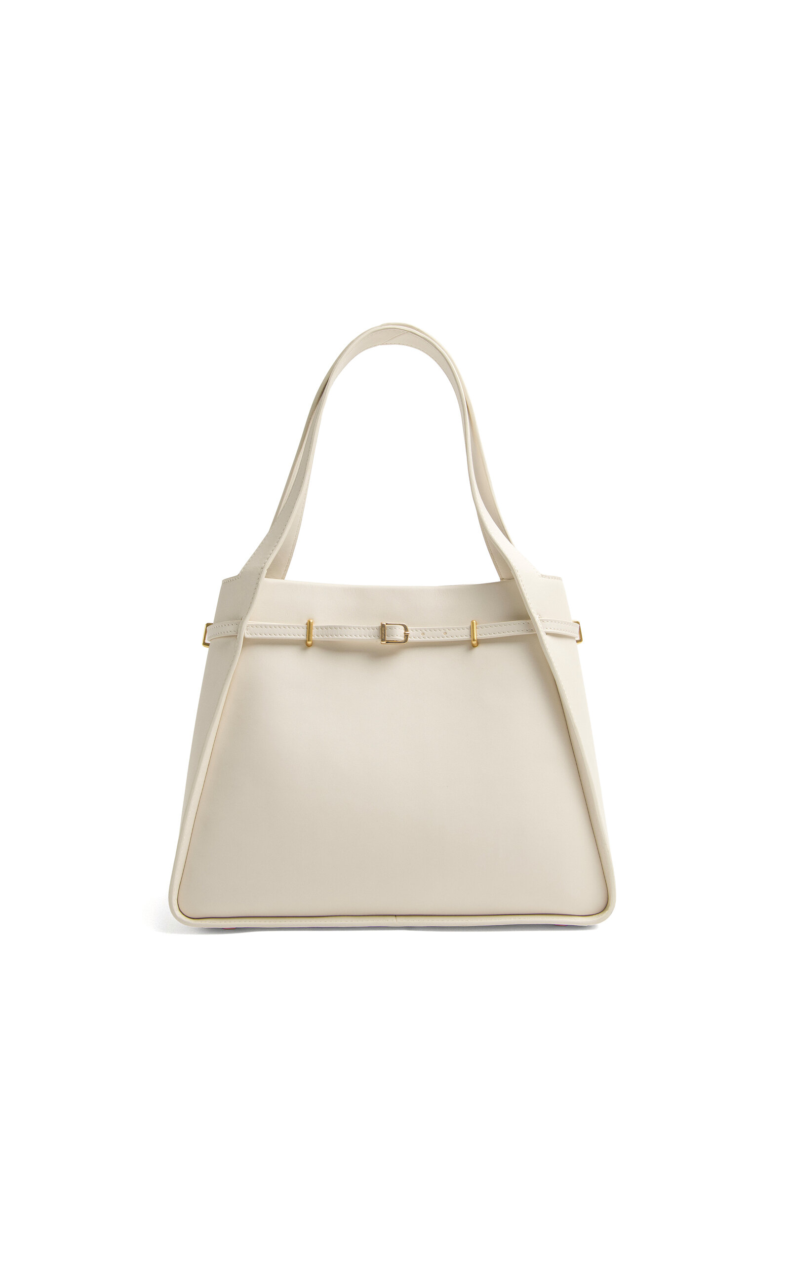 SIMKHAI - Cleo Leather Tote Ivory OS
