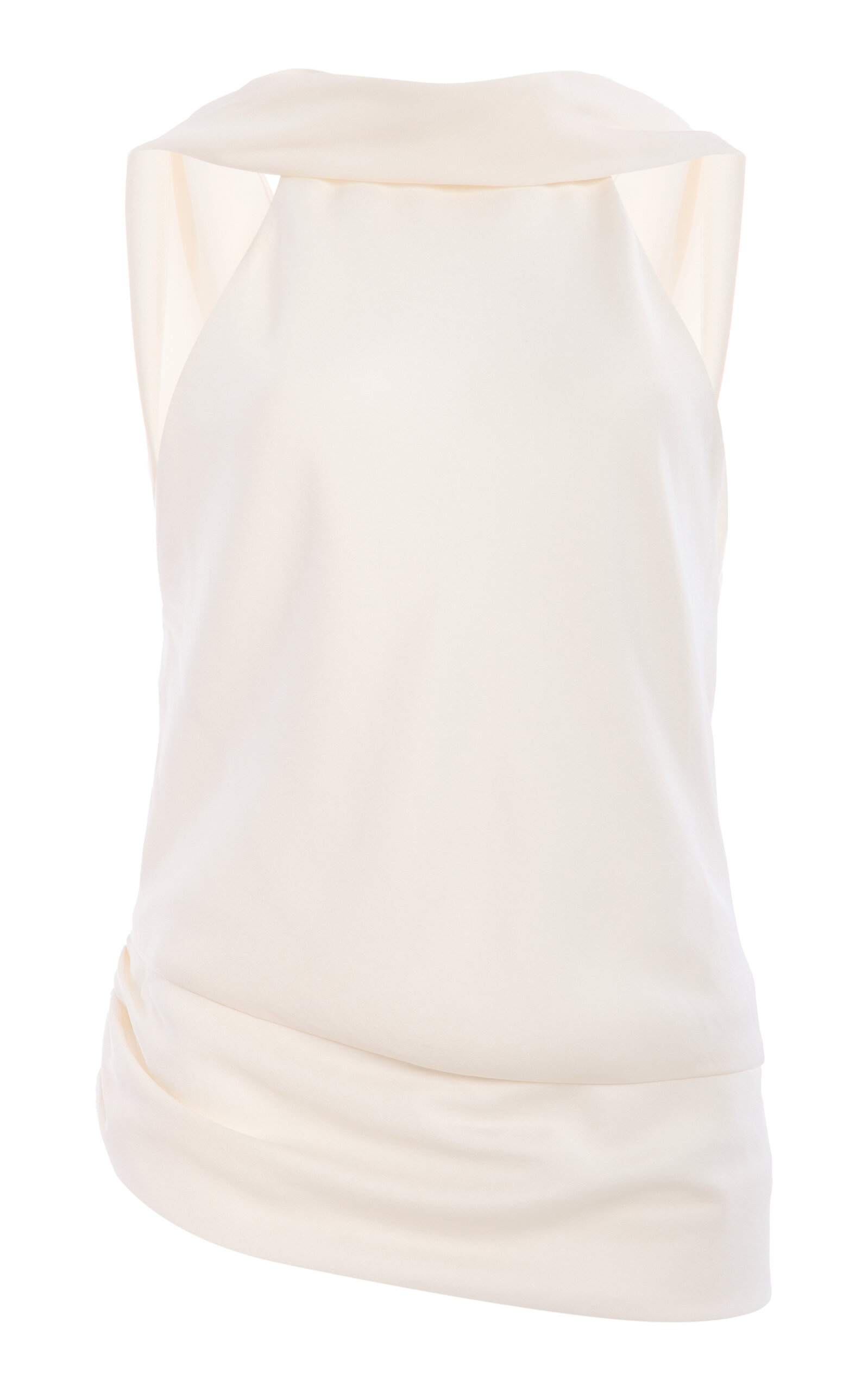 SIMKHAI - Samira Satin Cape Top Ivory