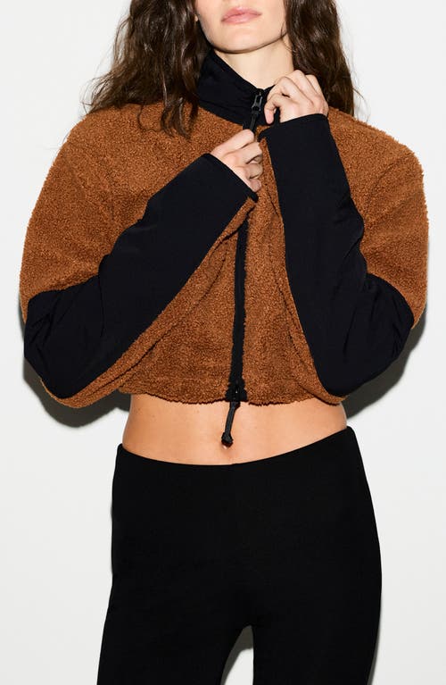 SKIMS - Faux Shearling Crop Jacket