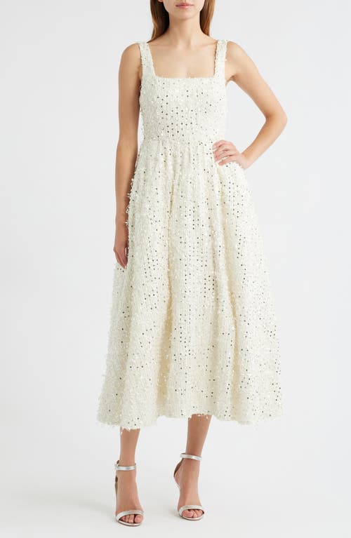 Sonya Moda - Valentino Sequin Tweed Midi Dress