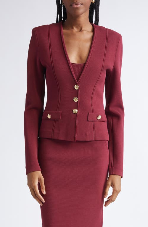 ST. JOHN - Kay Santa Roma Knit Jacket