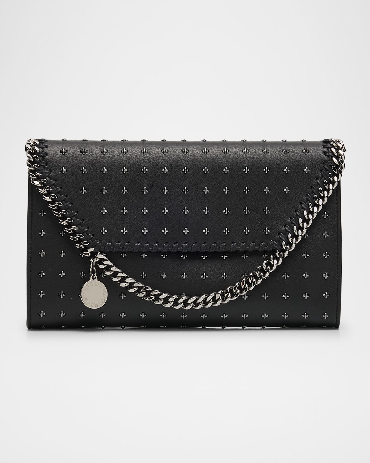Stella McCartney - Falabella Studded Vegan Leather Shoulder Bag