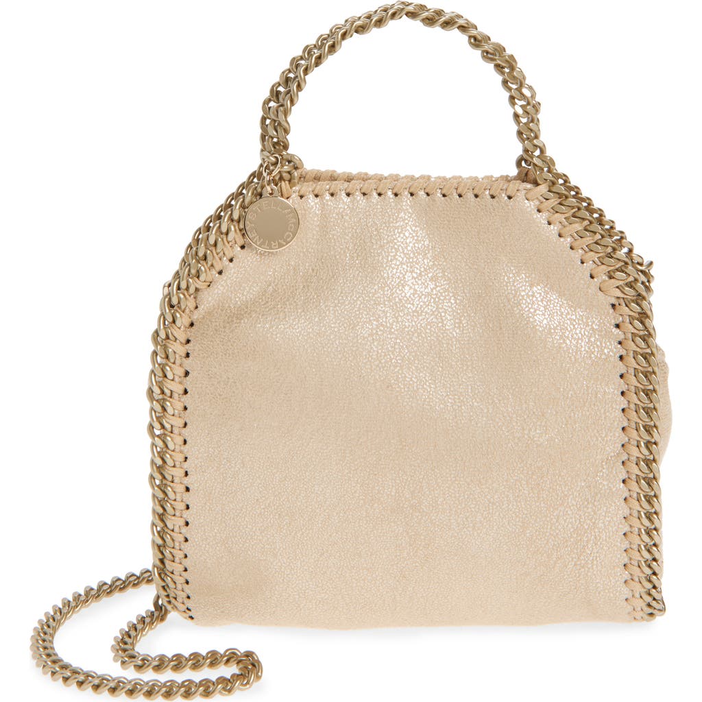 Stella McCartney - Mini Falabella Metallic Faux Leather Crossbody Bag