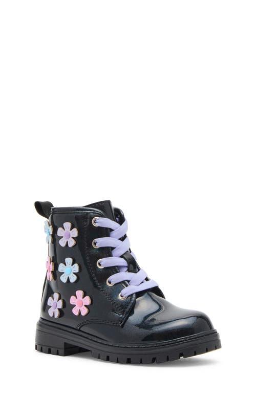 Steve Madden - Kids' Fritz Floral Lace-Up Boot