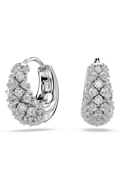 Swarovski - Sublima Crystal Huggie Hoop Earrings