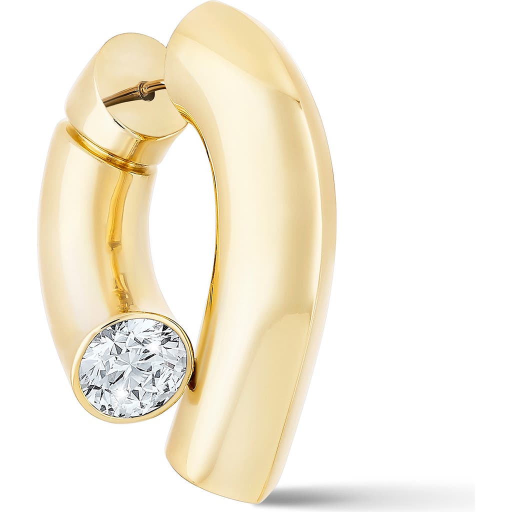 TABAYER - Oera Diamond Bezel Earrings