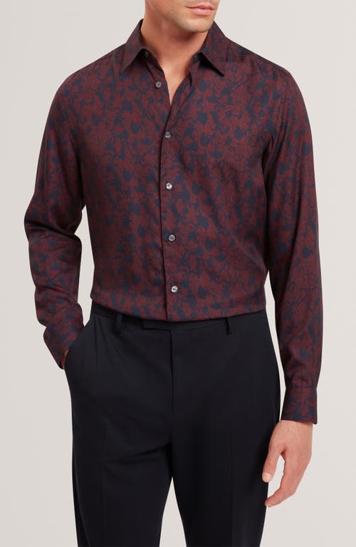 Ted Baker - Akselle Print Cotton Button-Up Shirt