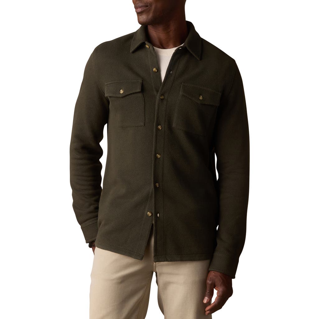 The Normal Brand - Looped Terry Button-Up Shirt