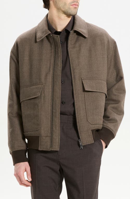 Theory - Virgin Wool Modern Aviator Jacket