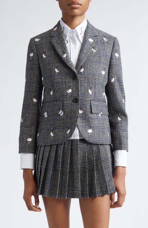 Thom Browne - Prince of Wales Hunting Goose Fit 3 High Armhole Wool ...