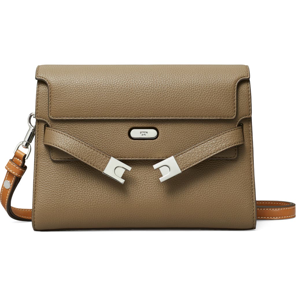 Tory Burch - Lee Radziwill Colorblock Pebble Leather Shoulder Bag