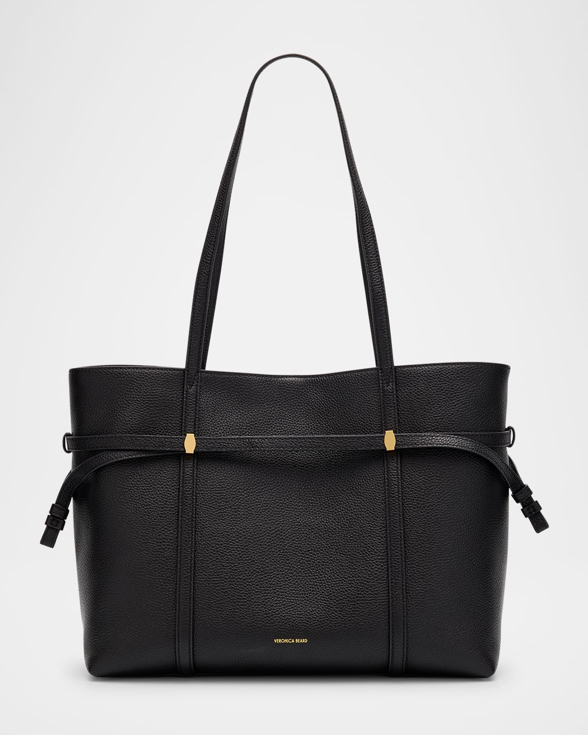 Veronica Beard - Lasso Belted Leather Tote Bag
