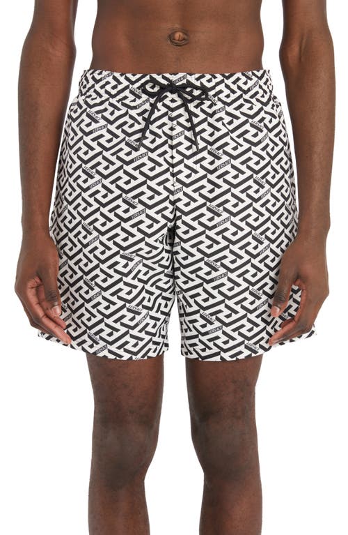 Versace - Grecca Print Swim Trunks