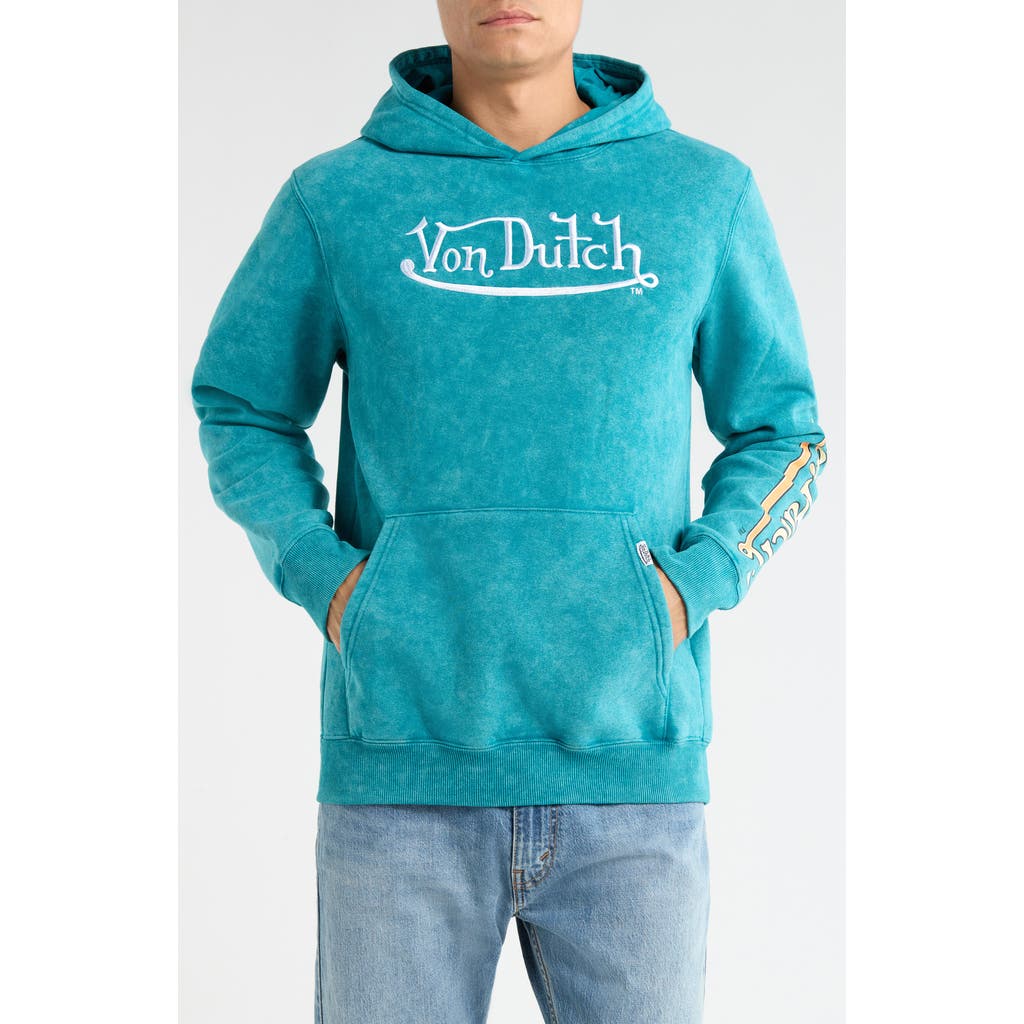 Von Dutch - Embroidered Fleece Graphic Hoodie