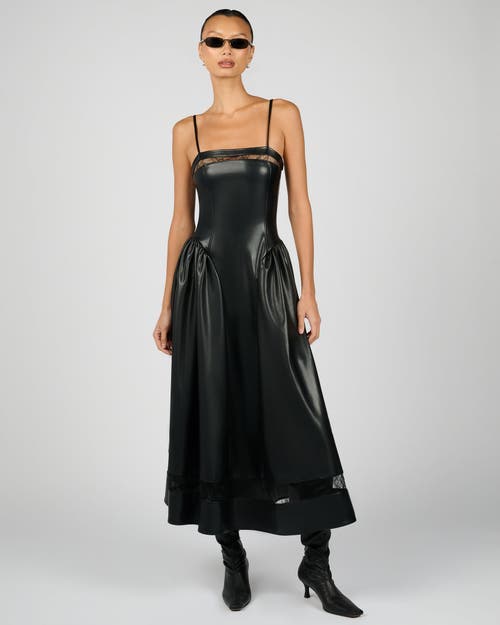 WeWoreWhat - Lace Panel Corset Midi Dress