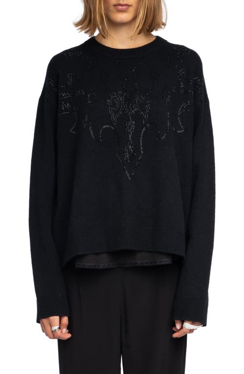 Zadig & Voltaire - Markuz Crystal Embellished Cashmere Sweater