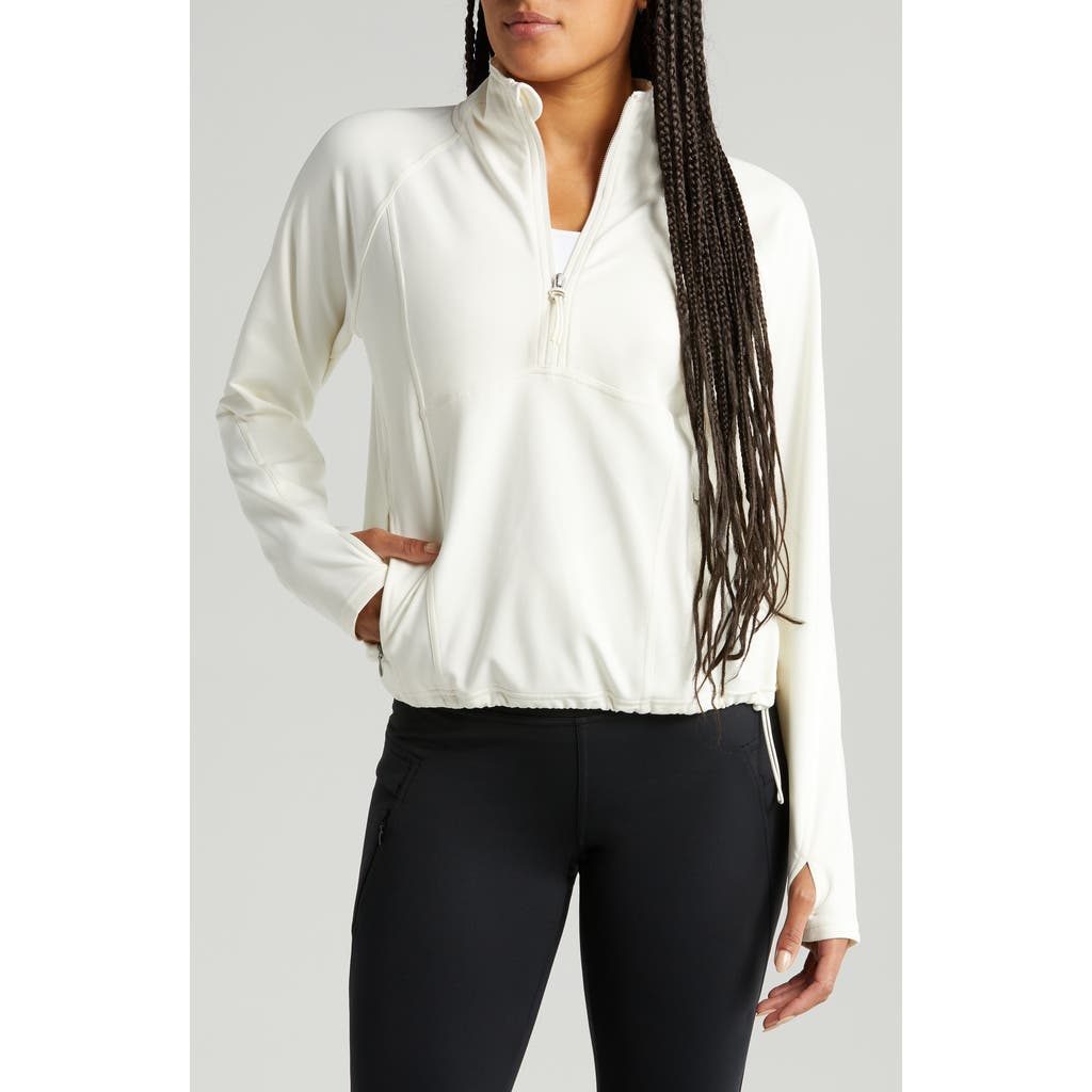 Zella - Fleece Lined Performance Half Zip Pullover