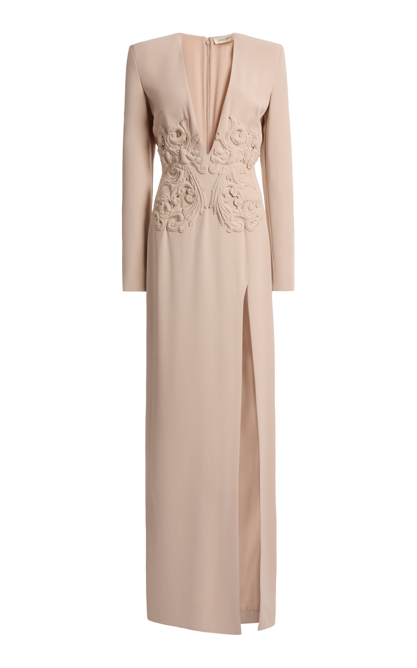 Zuhair Murad - Heavy Cady PatchDetail Long Dress