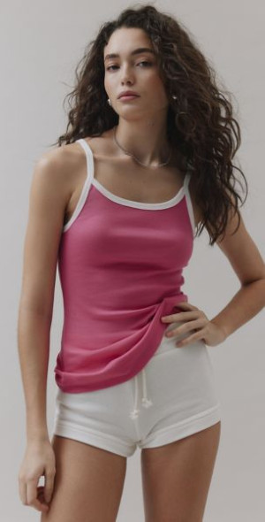 BDG - Libby Longline Cami in Pink, Women's at Urban Outfitters