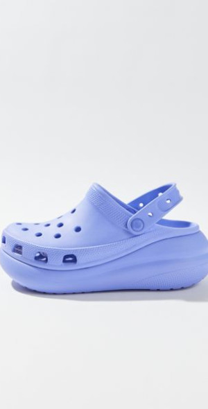 Crocs - Classic Crush Classic Clog in Moon Jelly, Women's at Urban ...