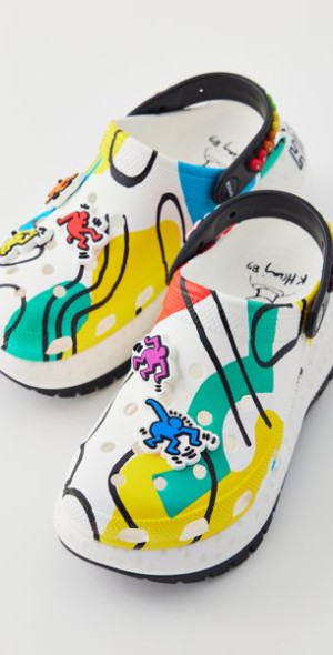 Crocs - Keith Haring Mega Crush Clog in Assorted, Women's at Urban ...
