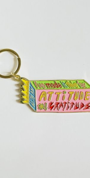 Holly Simple - Daily Reflections Gratitude Keychain at Urban Outfitters