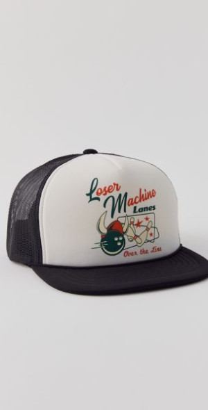 Loser Machine - X Big Lebowski Trucker Hat in Black/White, Men's at ...