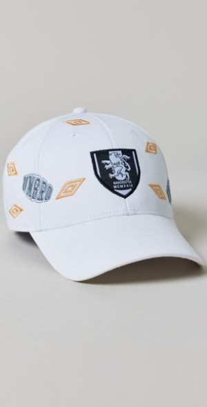 Umbro - Allover Logo Hat in Brilliant White, Men's at Urban Outfitters