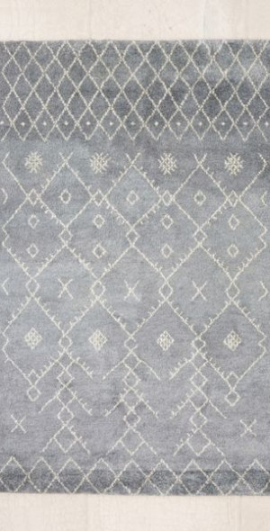 Urban Outfitters - Geo Symbols Shag Rug in Teal at