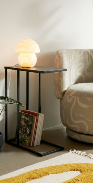 Urban Outfitters - Metal C-Side Table in Black at