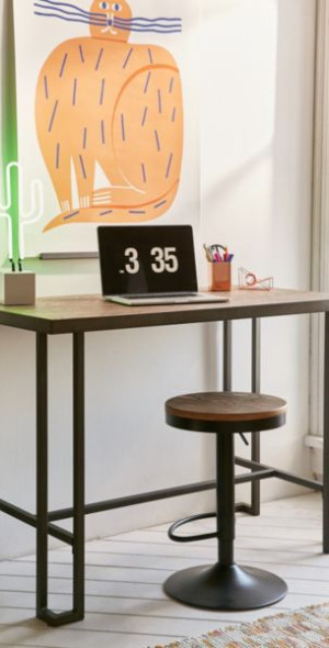 Urban Outfitters - Roman Counter Table in Brown at