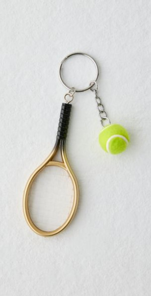 Urban Outfitters - Tennis Keychain in Black at