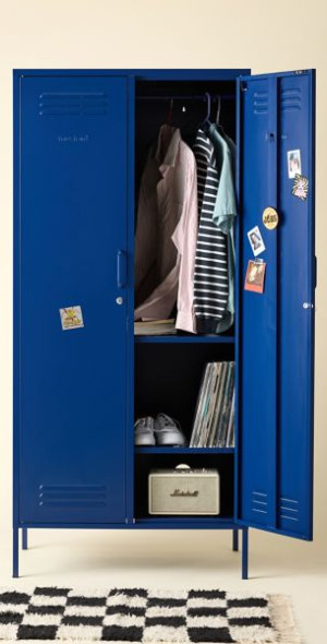 Urban Outfitters - The Twinny Locker Storage Cabinet in Navy at